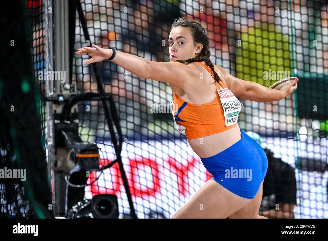 MUNCHEN, GERMANY - AUGUST 16: Jorinde van Klinken of the Netherlands ...