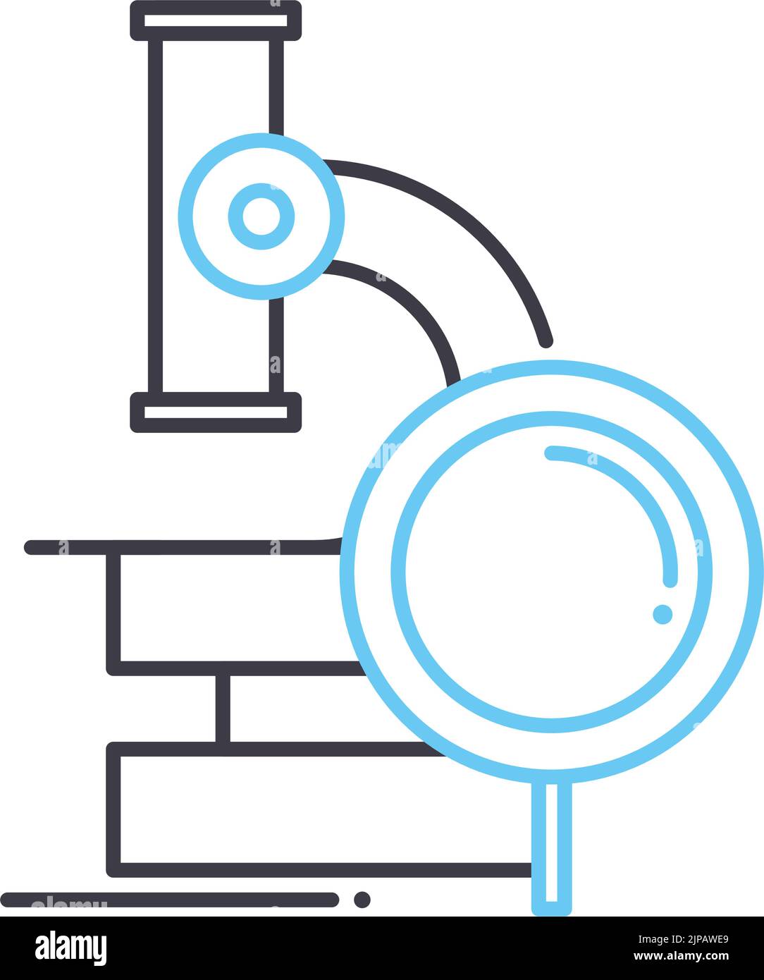 research line icon, outline symbol, vector illustration, concept sign Stock Vector Image & Art ...