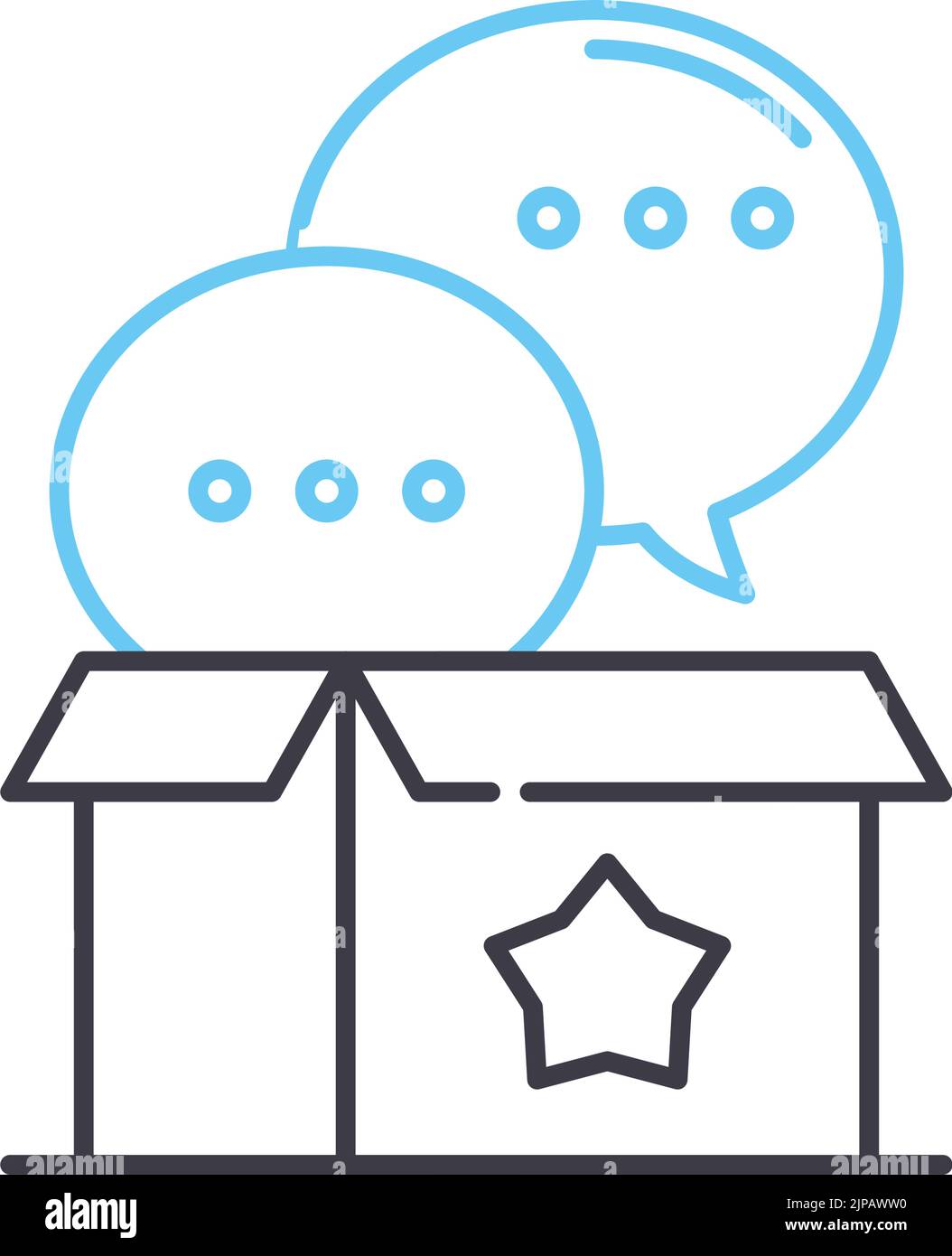 products services line icon, outline symbol, vector illustration ...