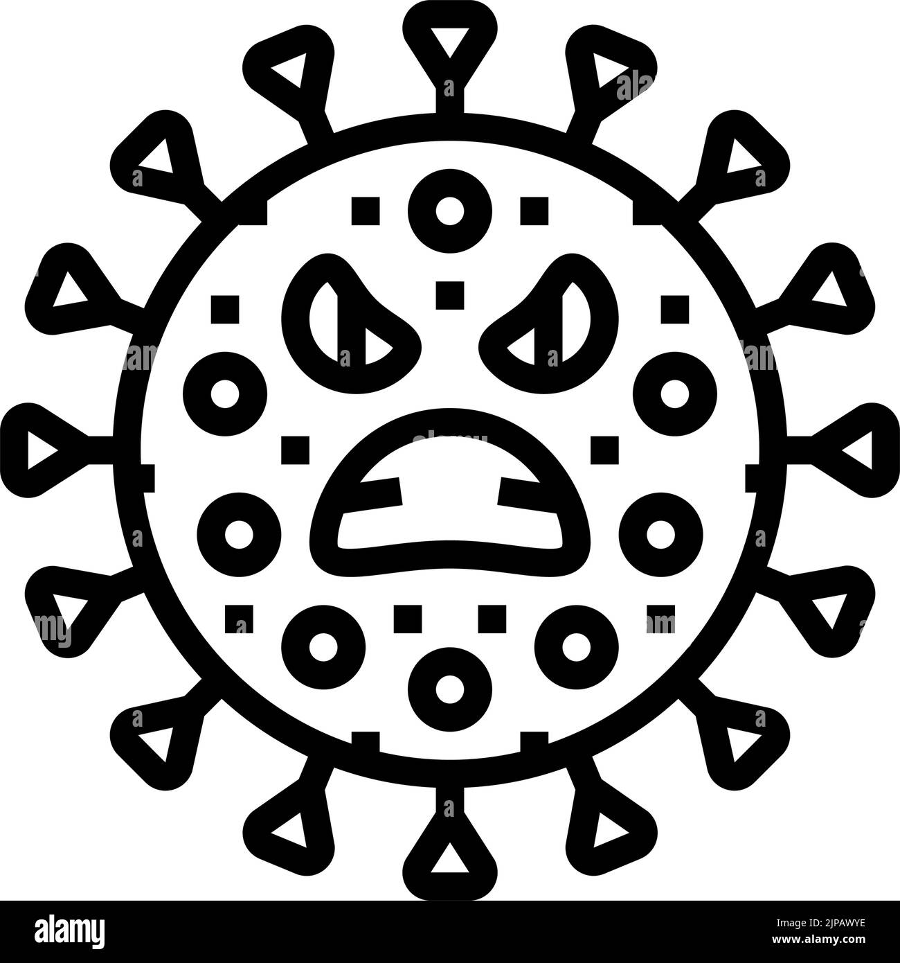 lactobacillus bacteria virus line icon vector illustration Stock Vector ... lactobacillus bacteria virus line icon vector illustration Stock Vector ...