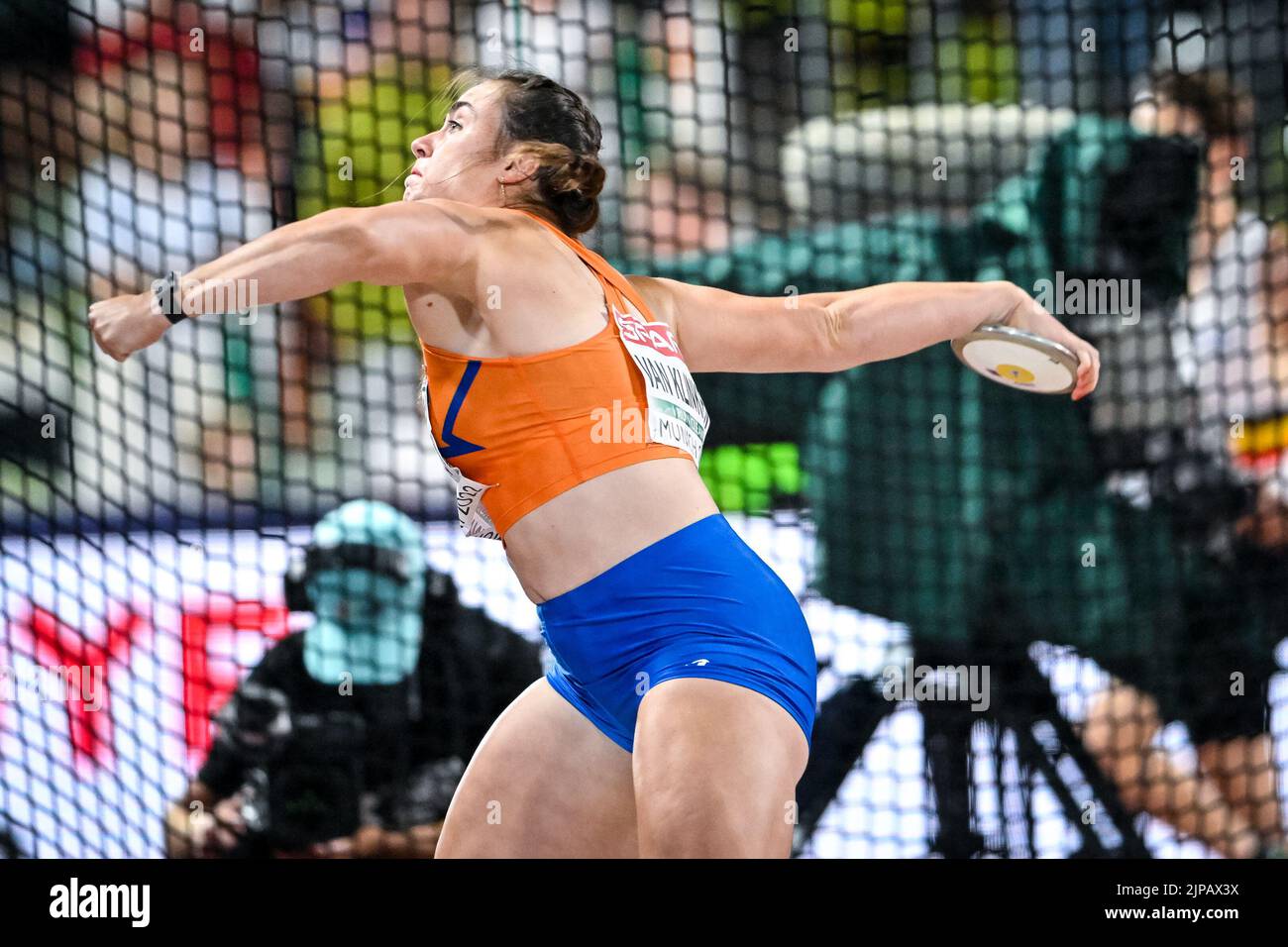 MUNCHEN, GERMANY - AUGUST 16: Jorinde van Klinken of the Netherlands ...