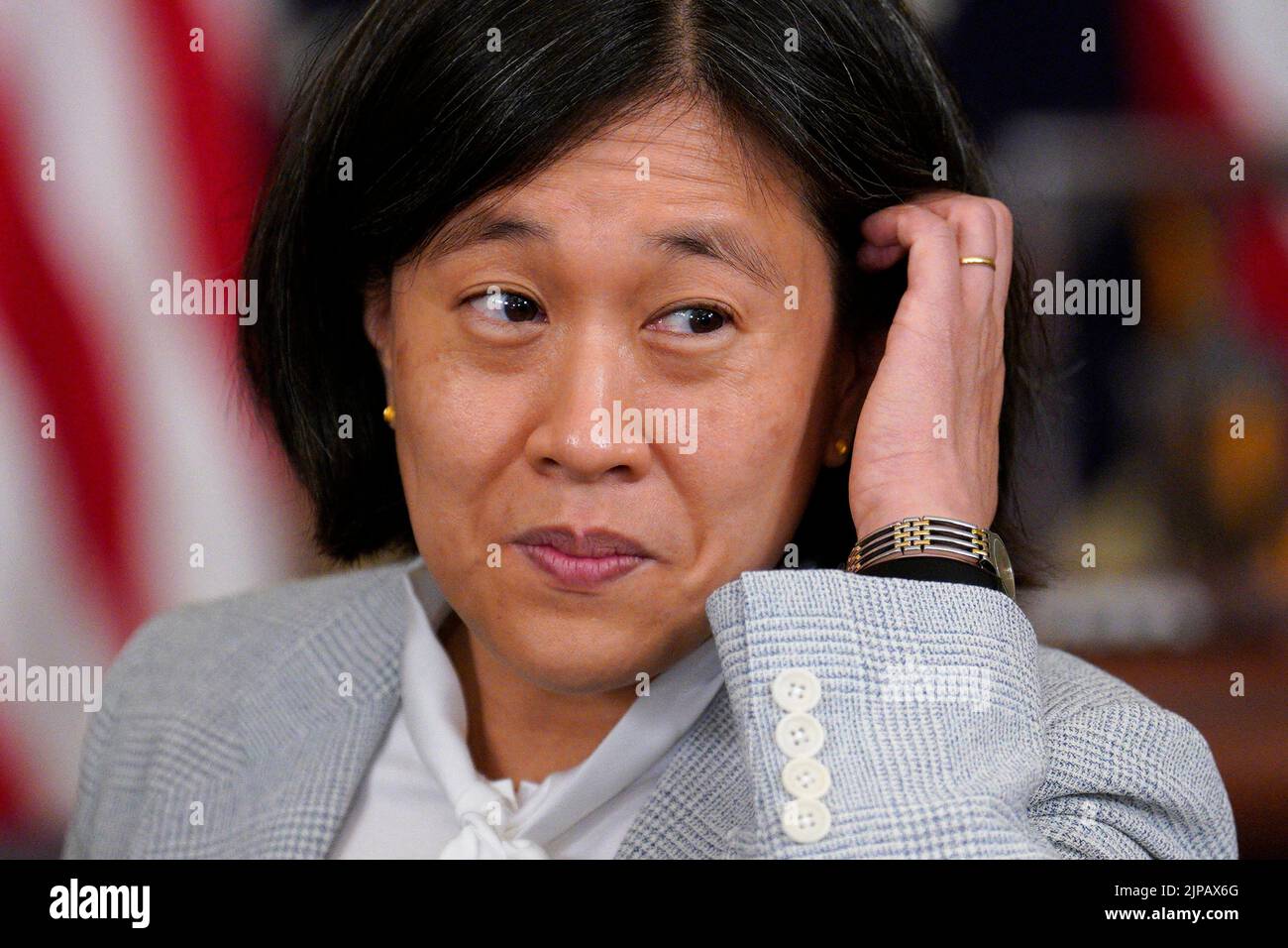 U.S. Trade Representative Katherine Tai attends the Inflation Reduction ...