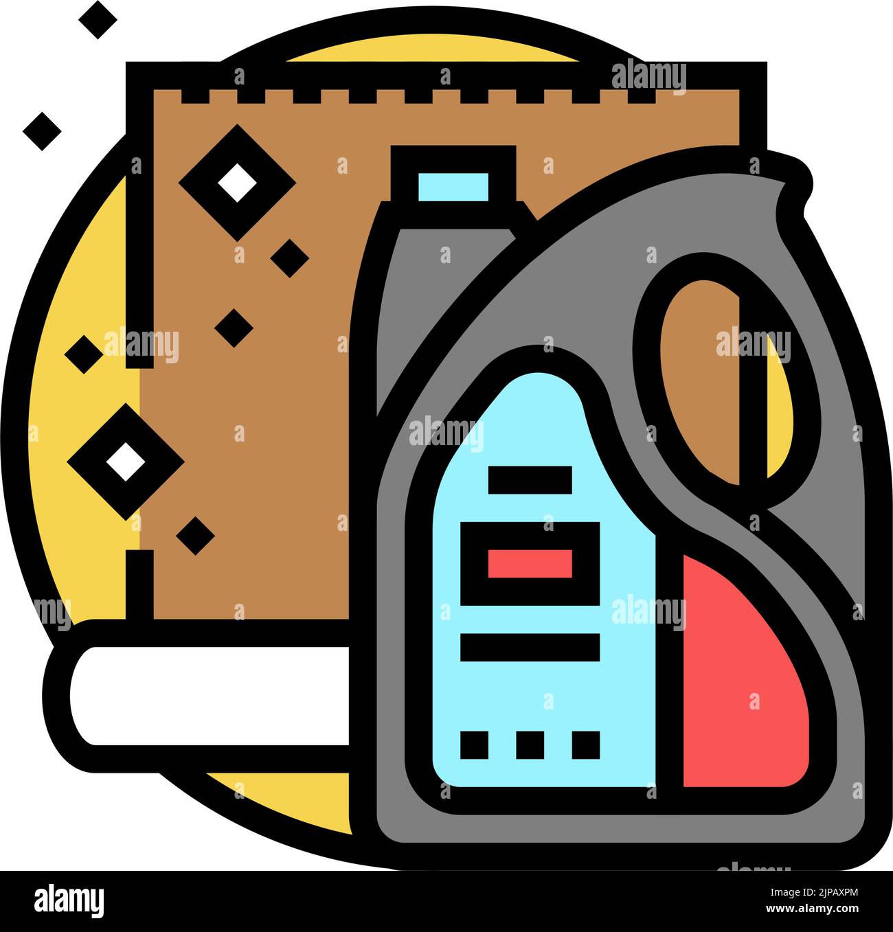 carpet cleaner detergent color icon vector illustration Stock Vector ...