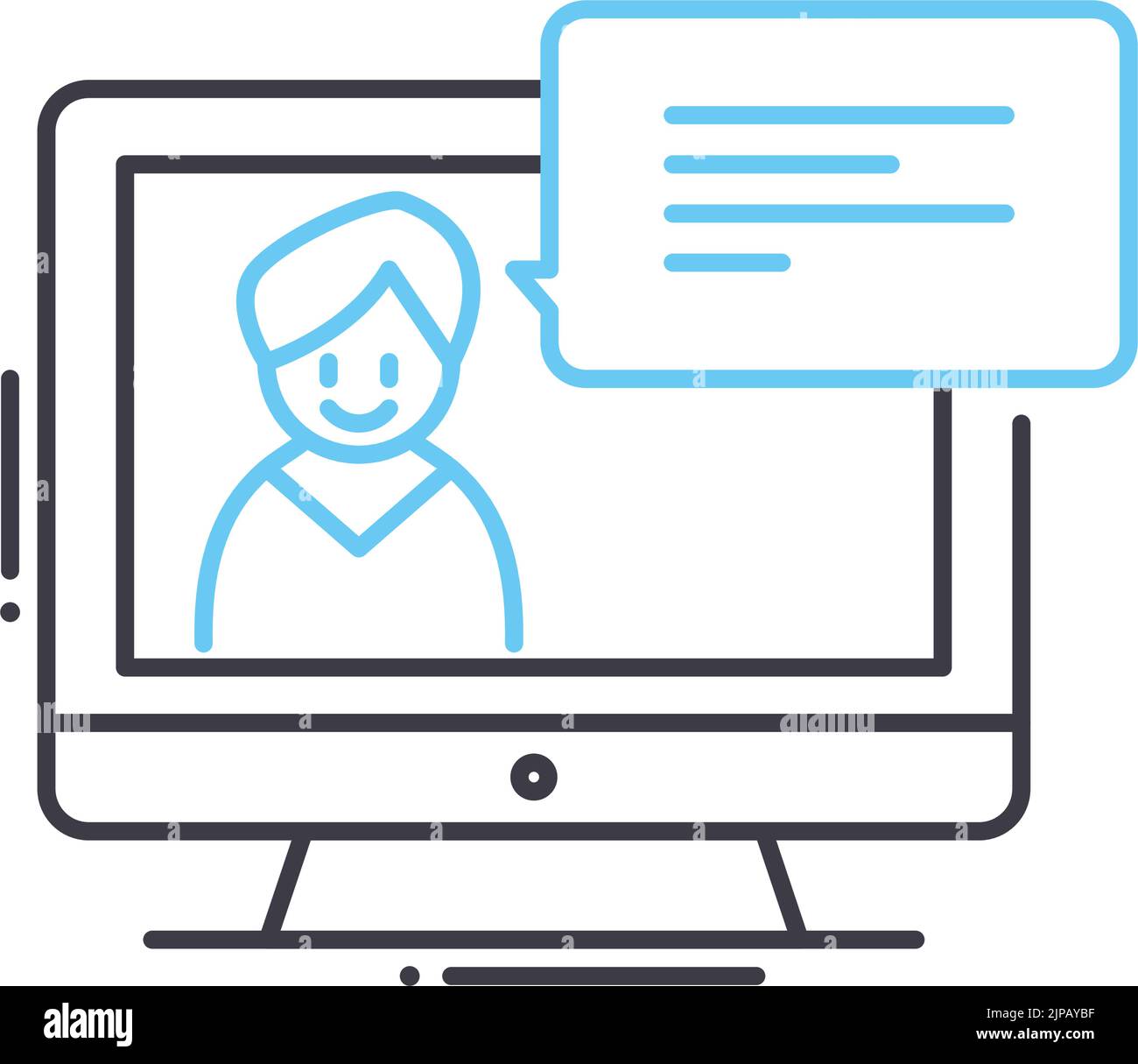 Online lectures Stock Vector Images - Alamy