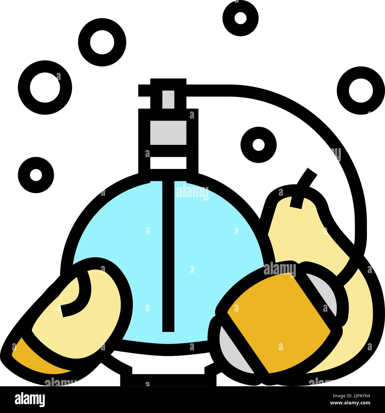 fruity notes perfume color icon vector illustration Stock Vector Image ...