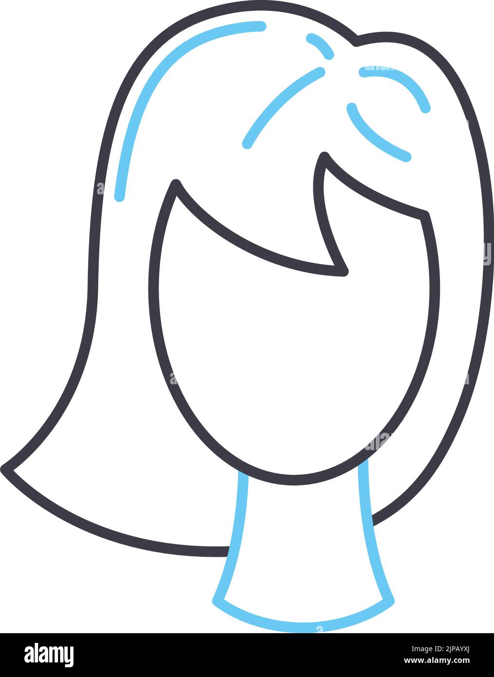 Wig logo design hi-res stock photography and images - Alamy