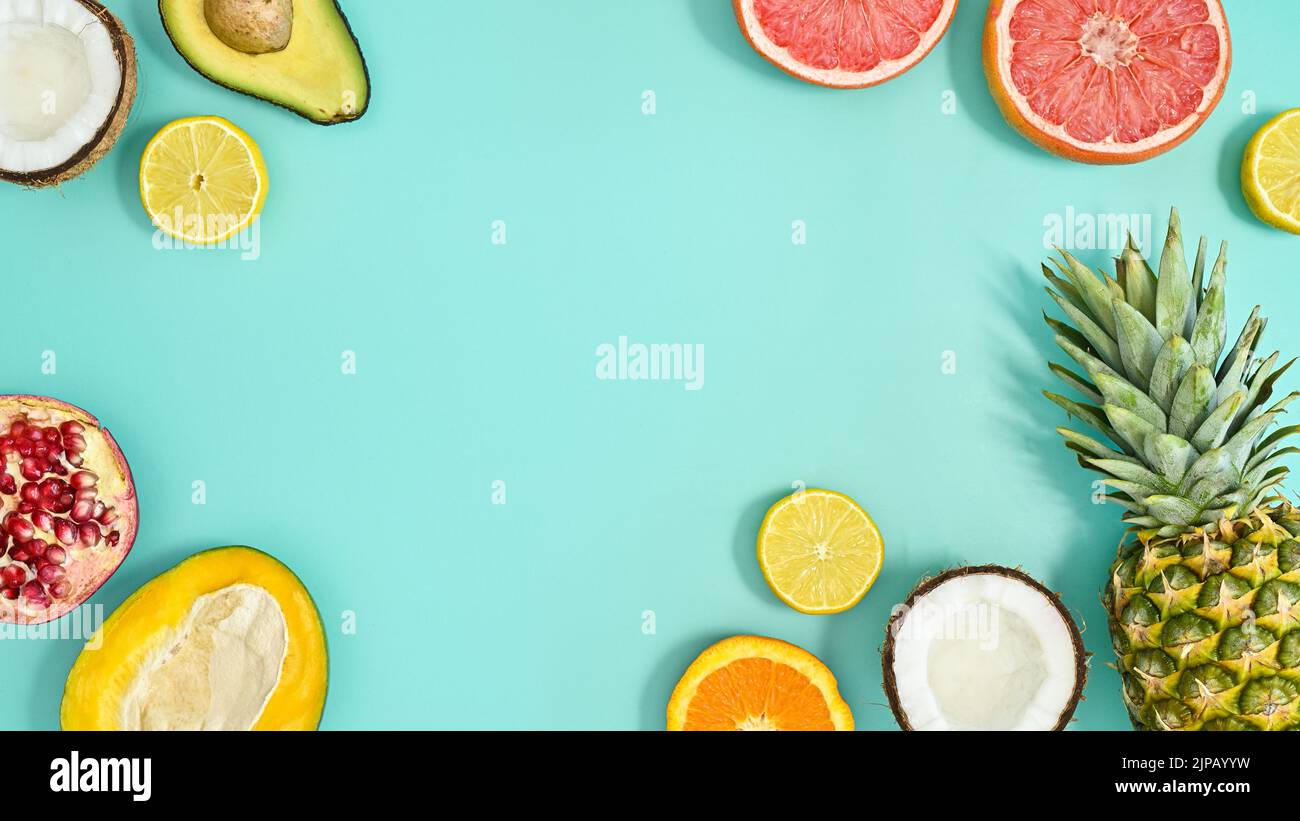 Summer pattern made citrus fruits hi-res stock photography and images ...