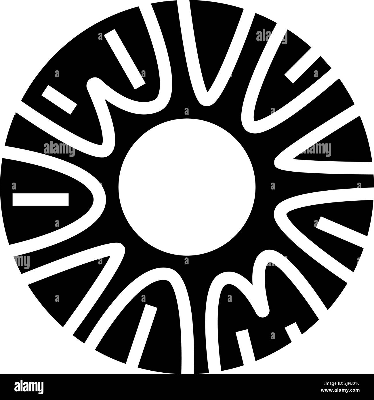 pineapple round slices glyph icon vector illustration Stock Vector ...