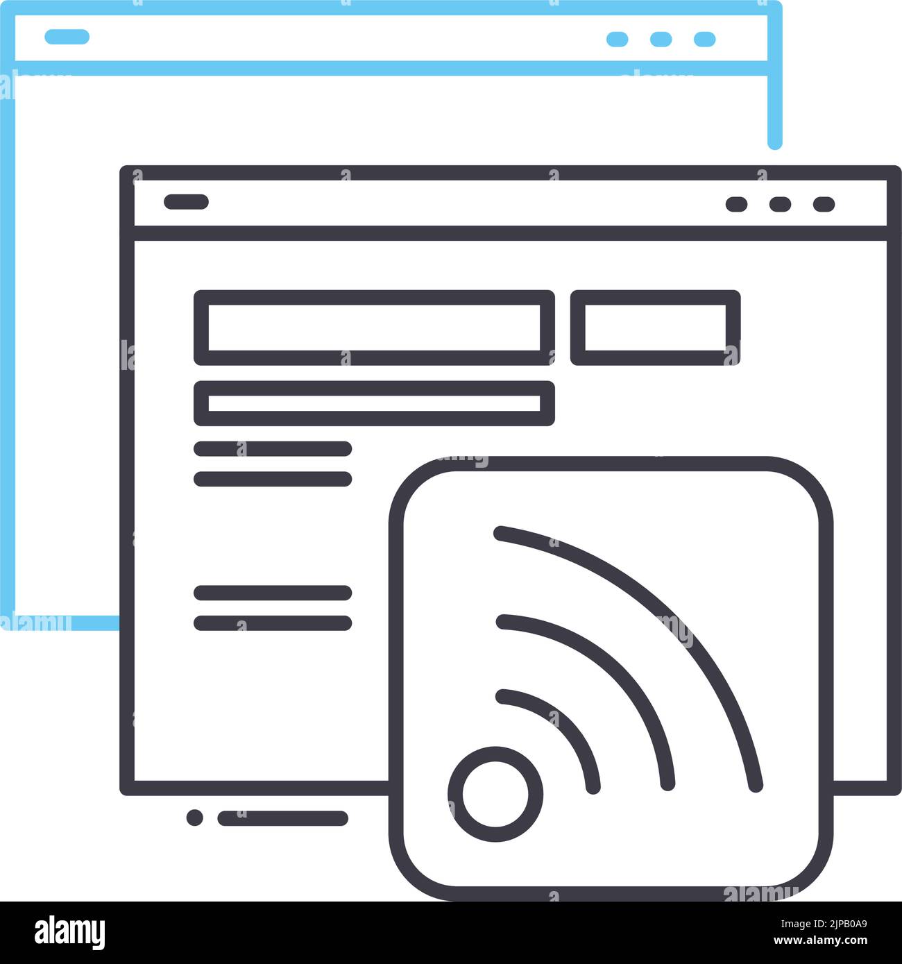 Rss tv hi-res stock photography and images - Alamy