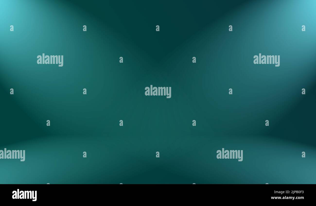 Abstract blur empty Green gradient Studio well use as background ...