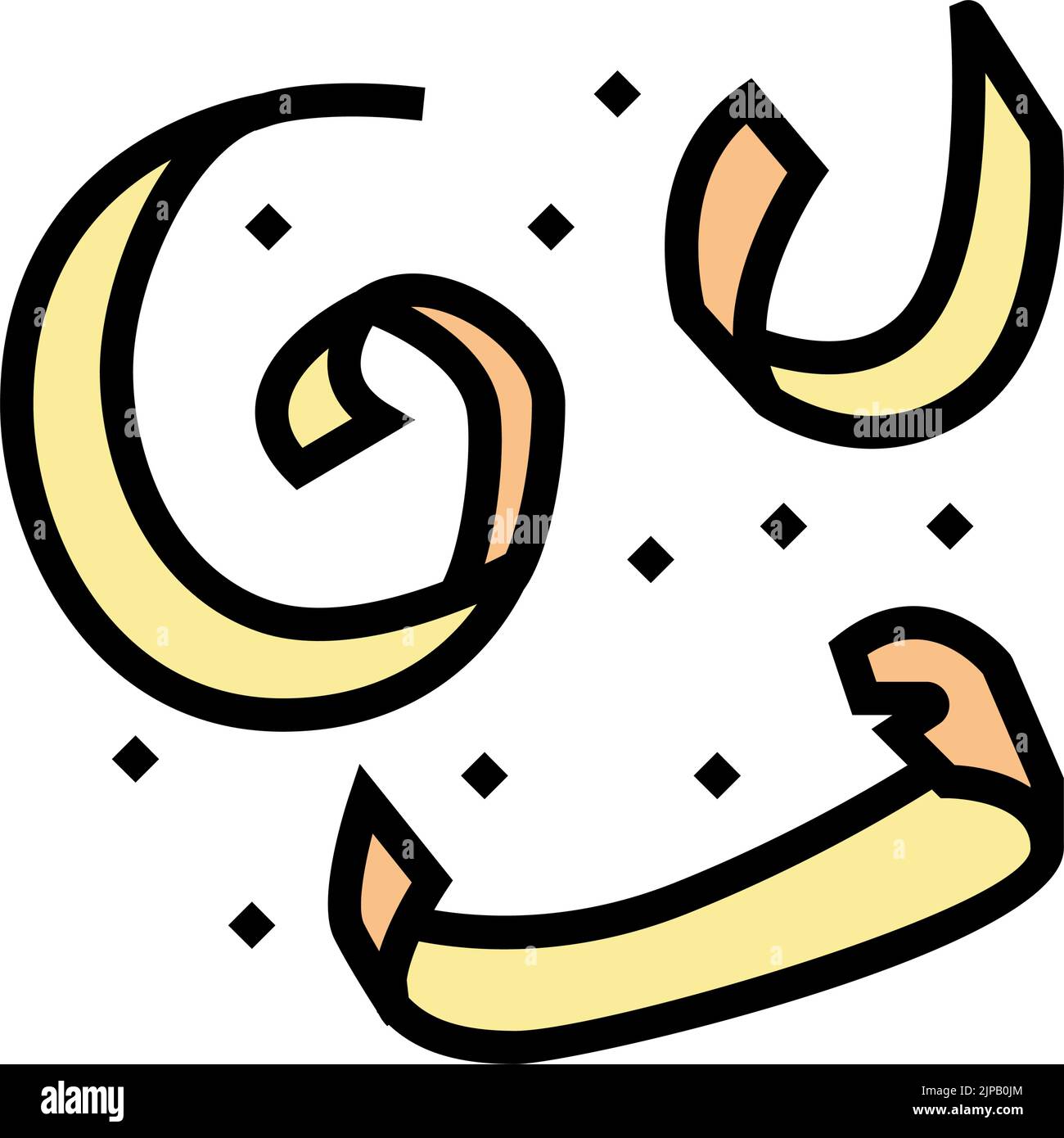 shavings wood timber color icon vector illustration Stock Vector Image ...