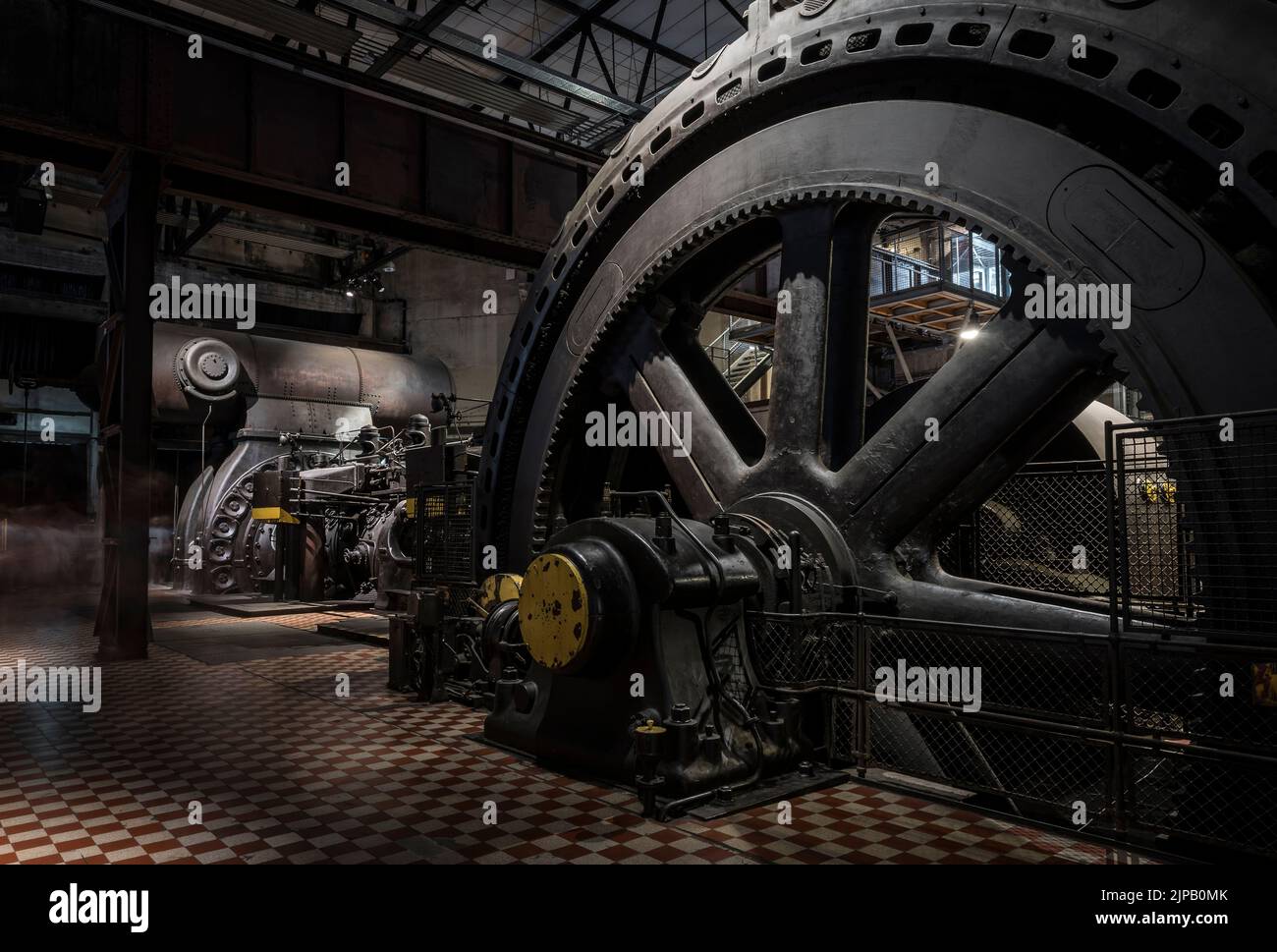 historic machinery in an old steel factory Stock Photo - Alamy