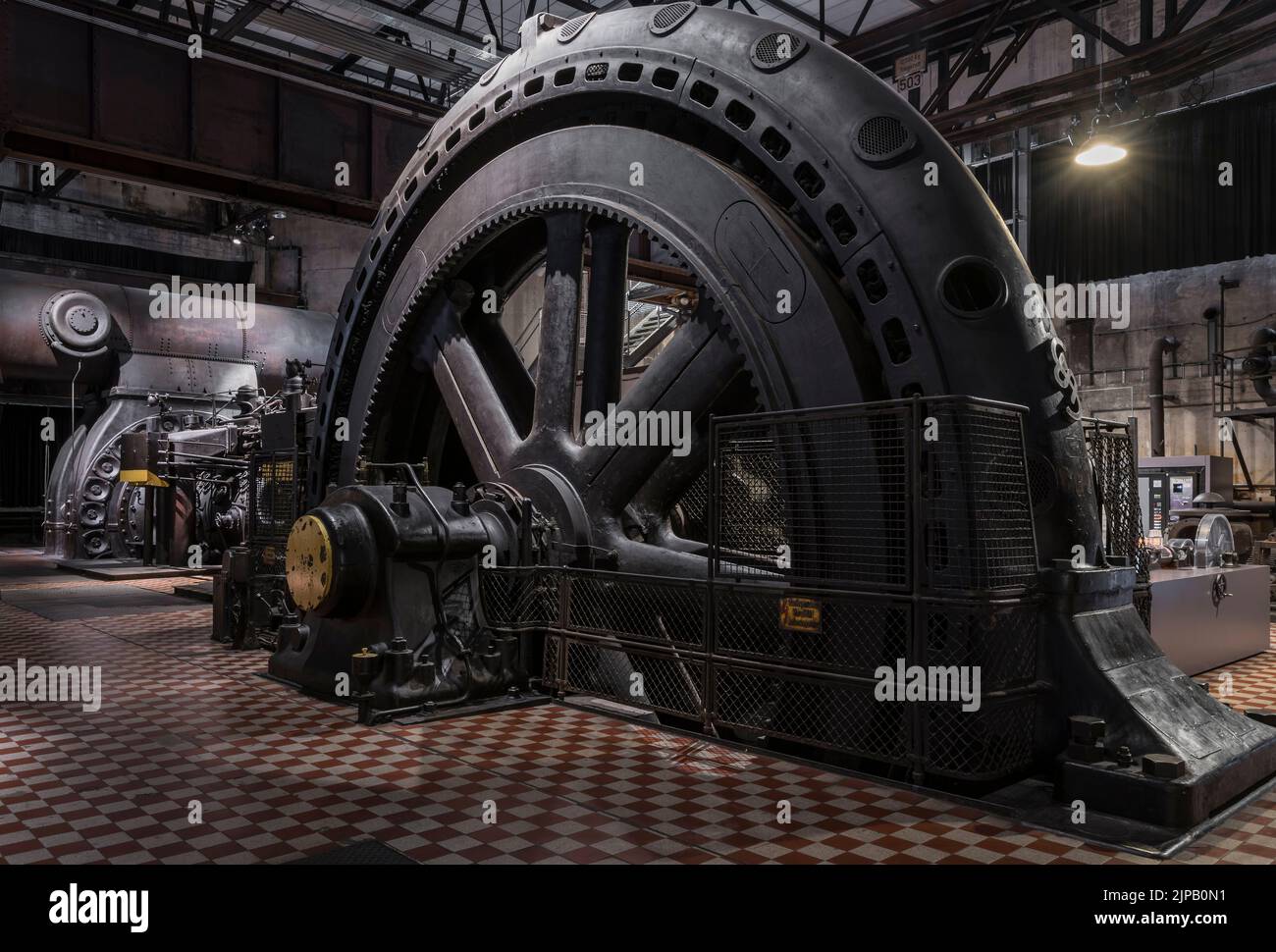 historic machinery in an old steel factory Stock Photo - Alamy