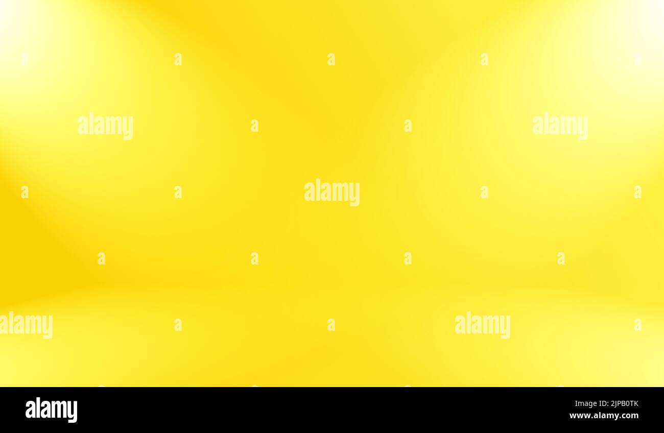 Magic abstract soft colors of shining yellow gradient studio background ...