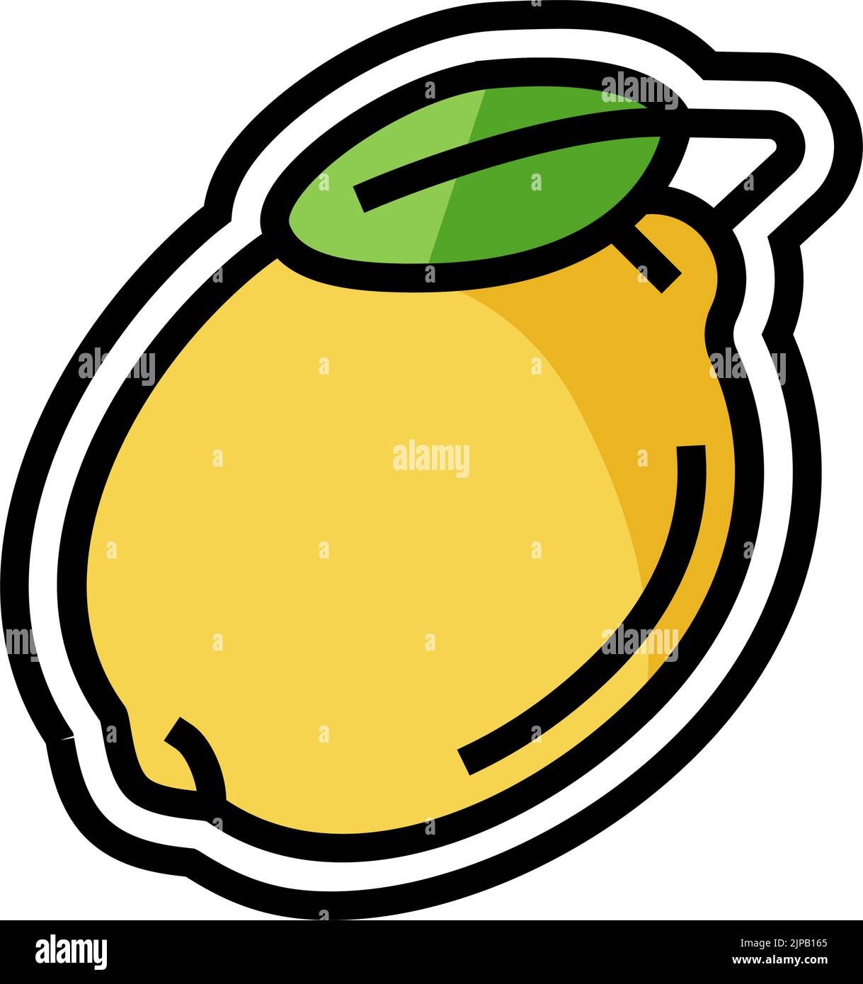 lemon slot game color icon vector illustration Stock Vector Image & Art ...