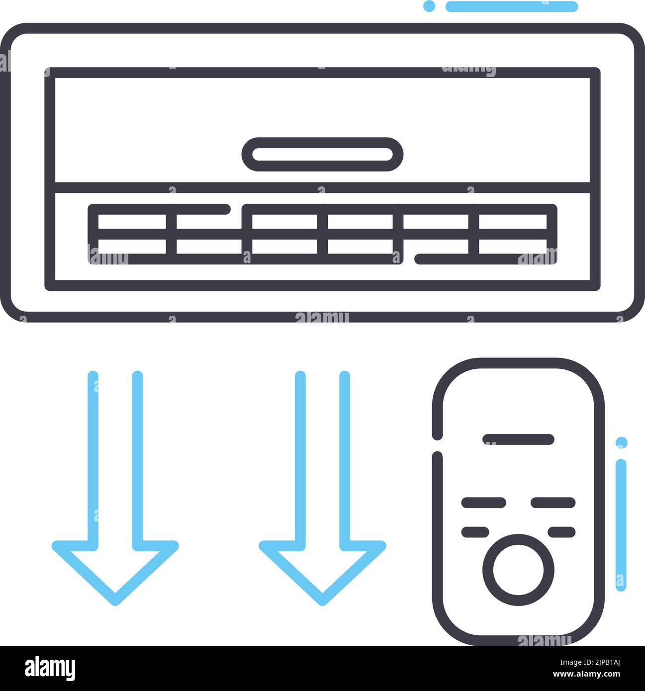 Conditioner air line icon Cut Out Stock Images & Pictures - Alamy