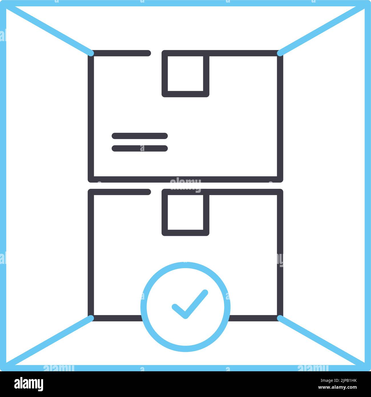 Icon product box Stock Vector Images - Alamy
