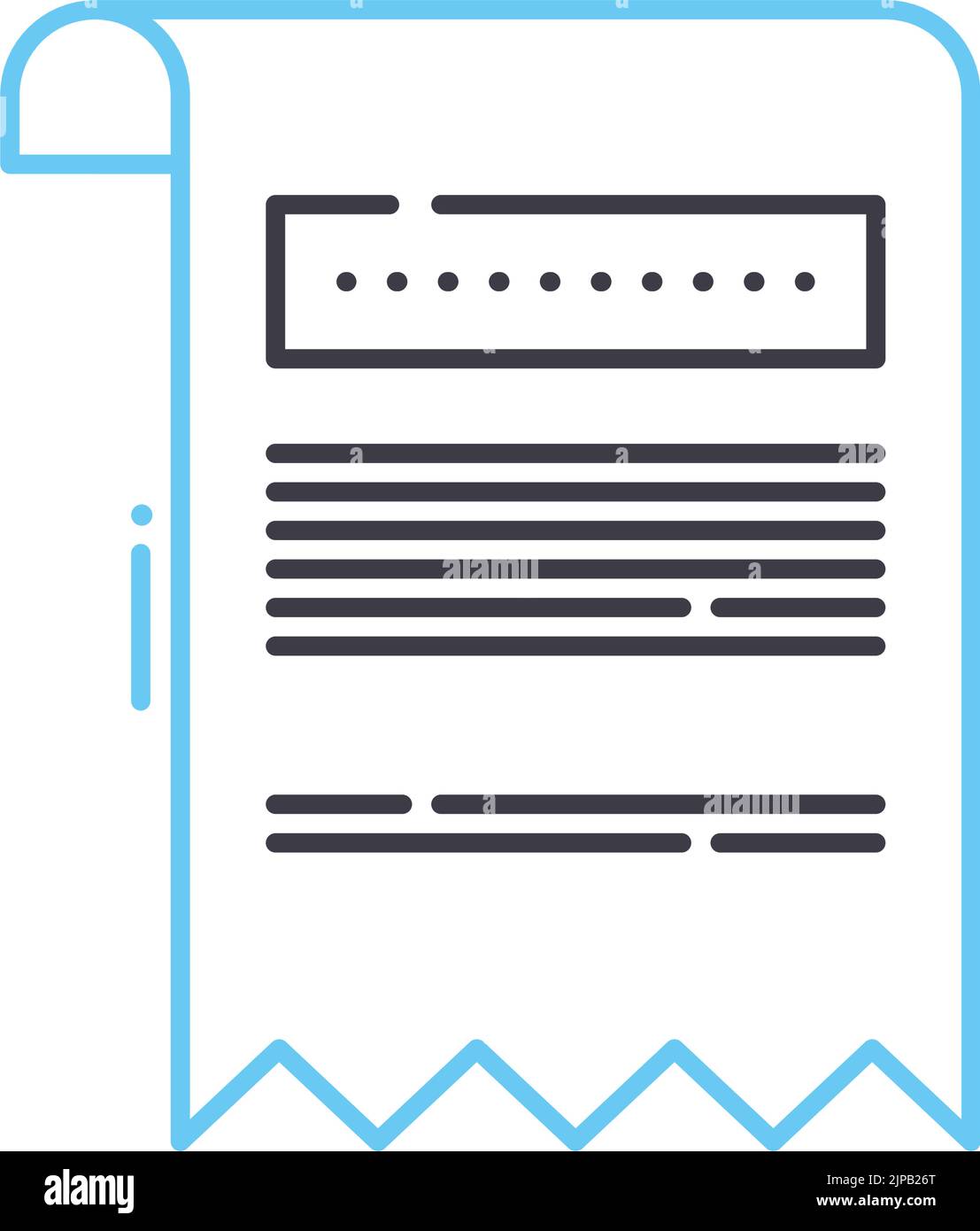 newspaper ads line icon, outline symbol, vector illustration, concept sign Stock Vector Image ...