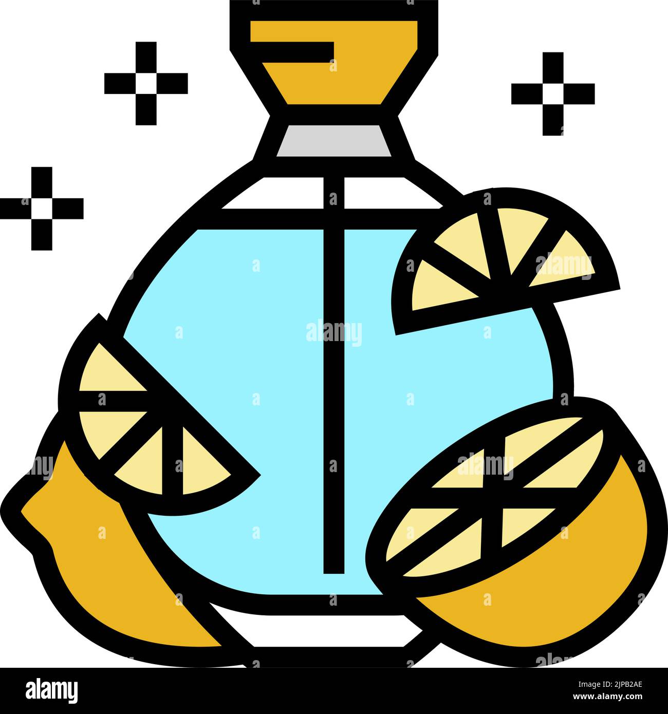 citrus notes perfume color icon vector illustration Stock Vector Image ...