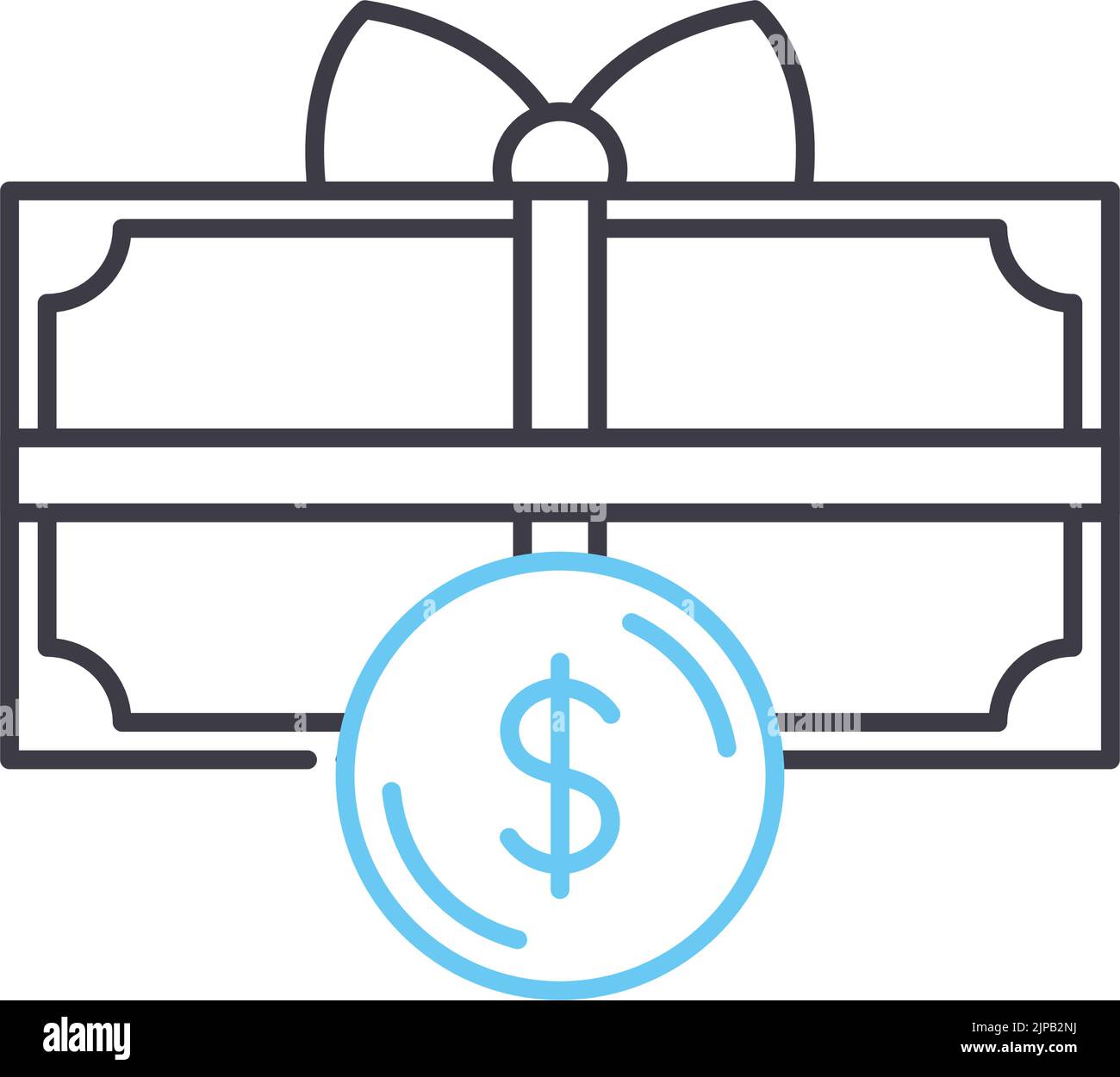 online voucher line icon, outline symbol, vector illustration, concept ...