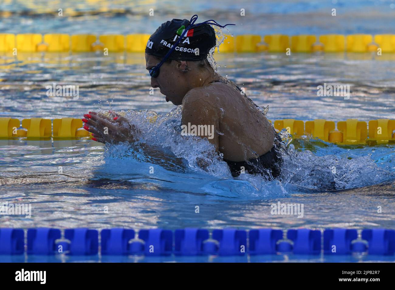 Rome, Italy. 16th Aug, 2022. FRANCESCHI Sara (ITA) during the LEN ...