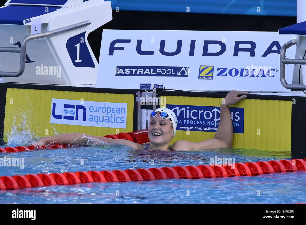 Rome, Italy. 16th Aug, 2022. GORBENKO Anastasya (ISR) during the LEN ...