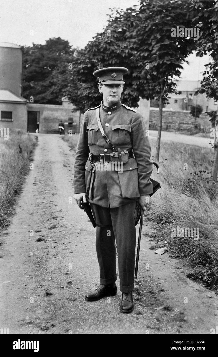 Michael Collins as Commander-in-Chief of the Irish National Forces ...