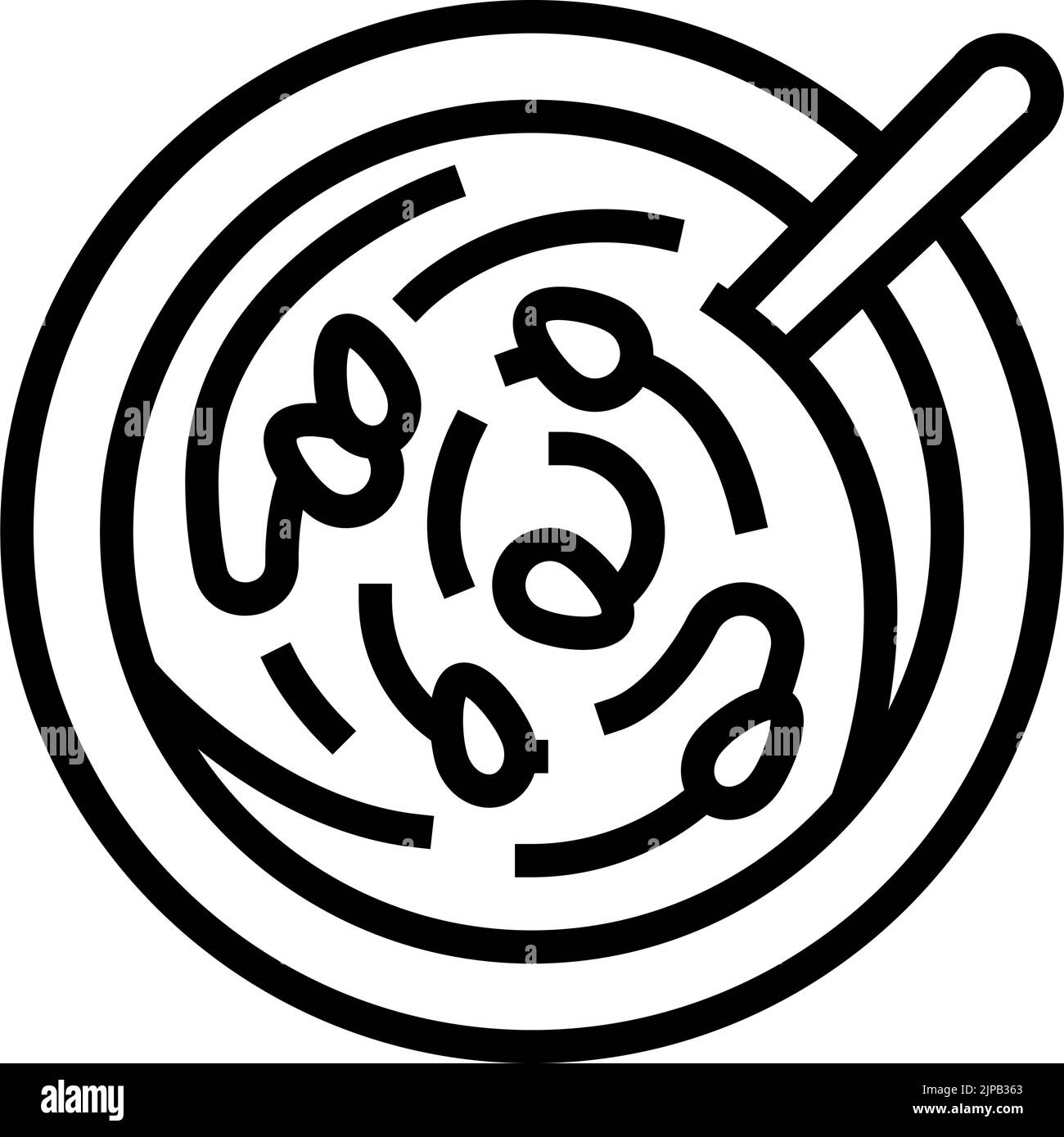 pumpkin soup line icon vector illustration Stock Vector Image & Art - Alamy
