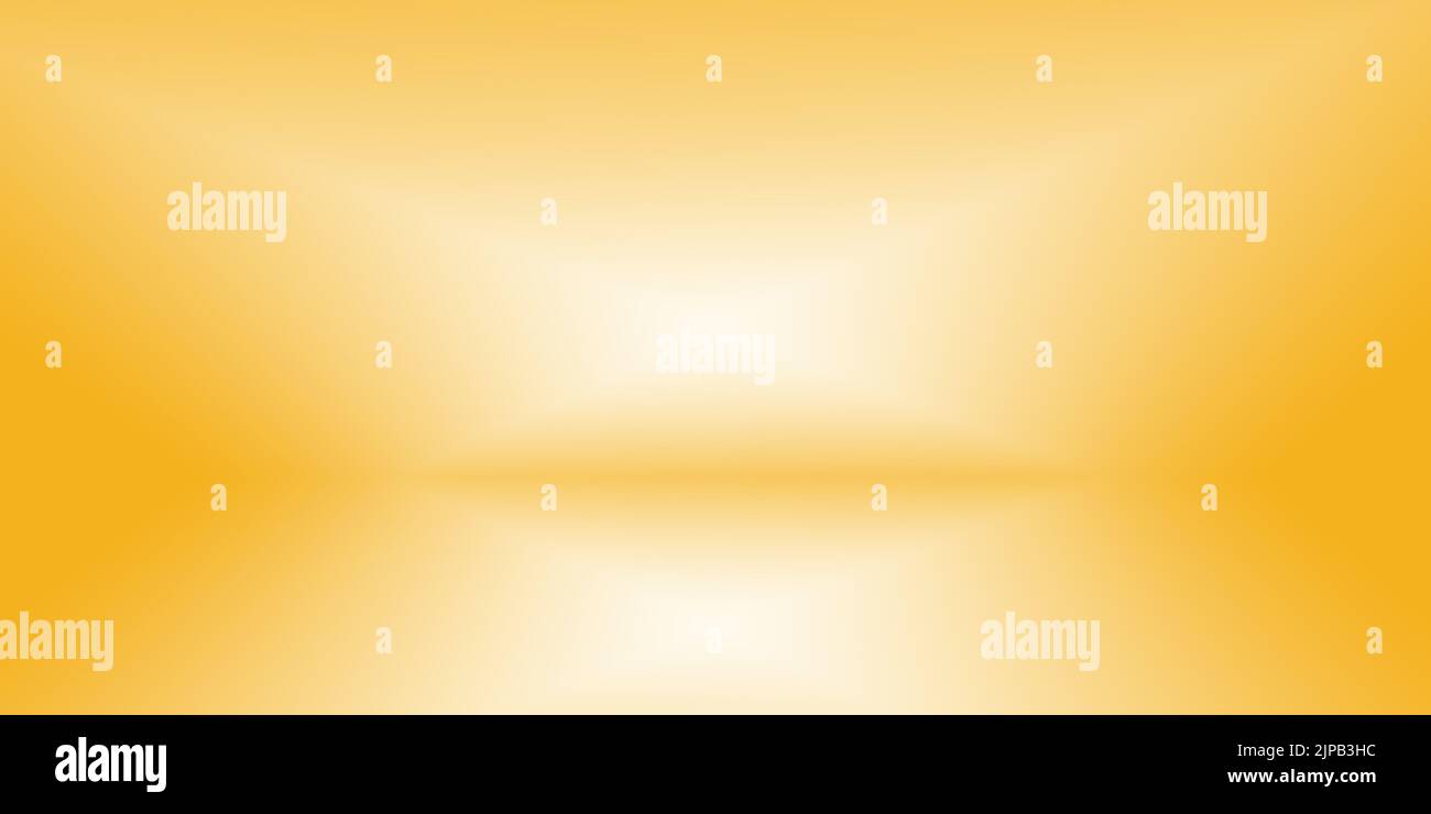 Magic abstract soft colors of shining yellow gradient studio background ...