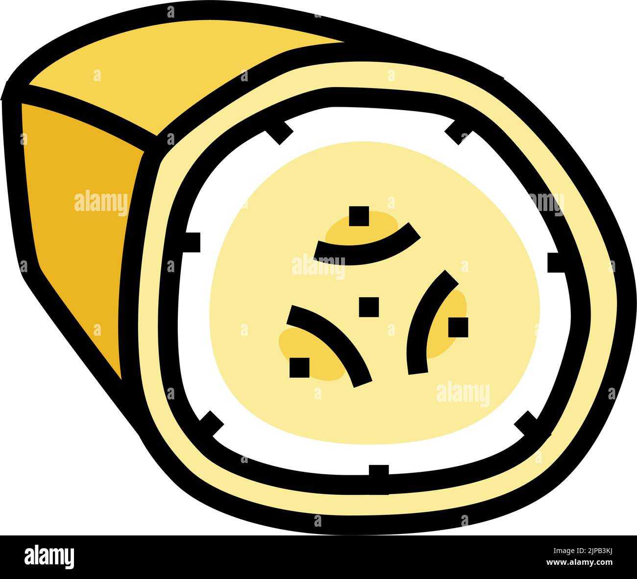 cut banana color icon vector illustration Stock Vector Image & Art - Alamy