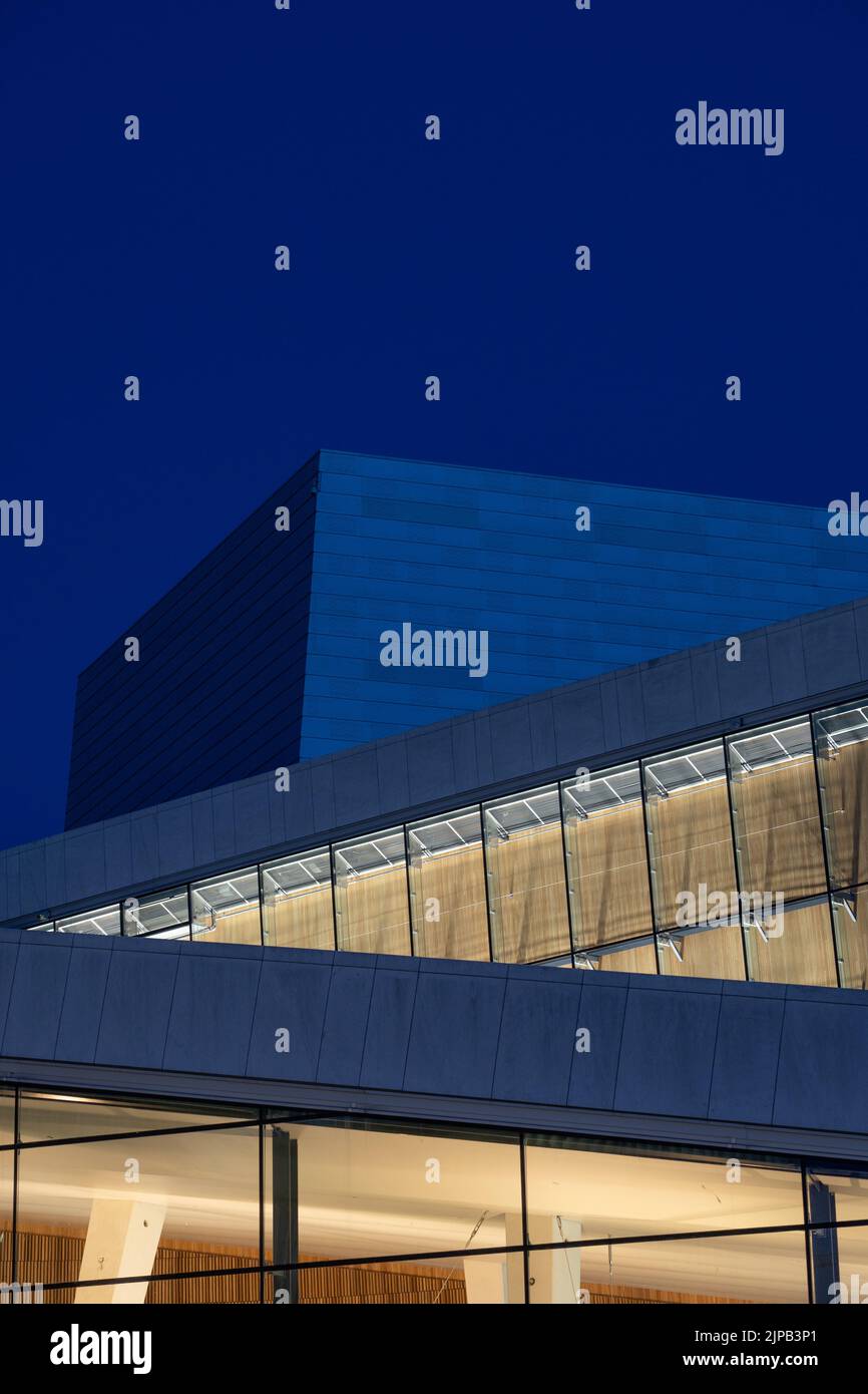 Oslo Opera house during blue hour Stock Photo - Alamy