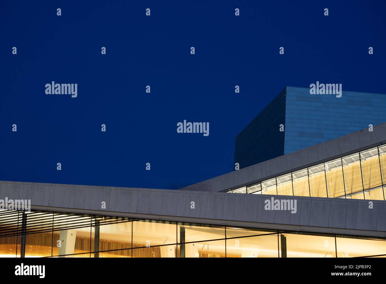 Oslo Opera house during blue hour Stock Photo - Alamy
