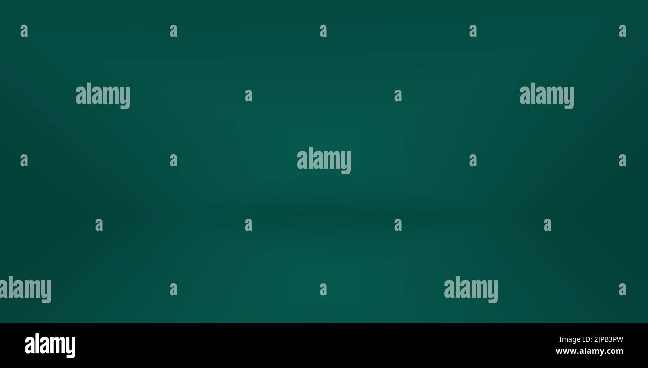 Abstract blur empty Green gradient Studio well use as background ...