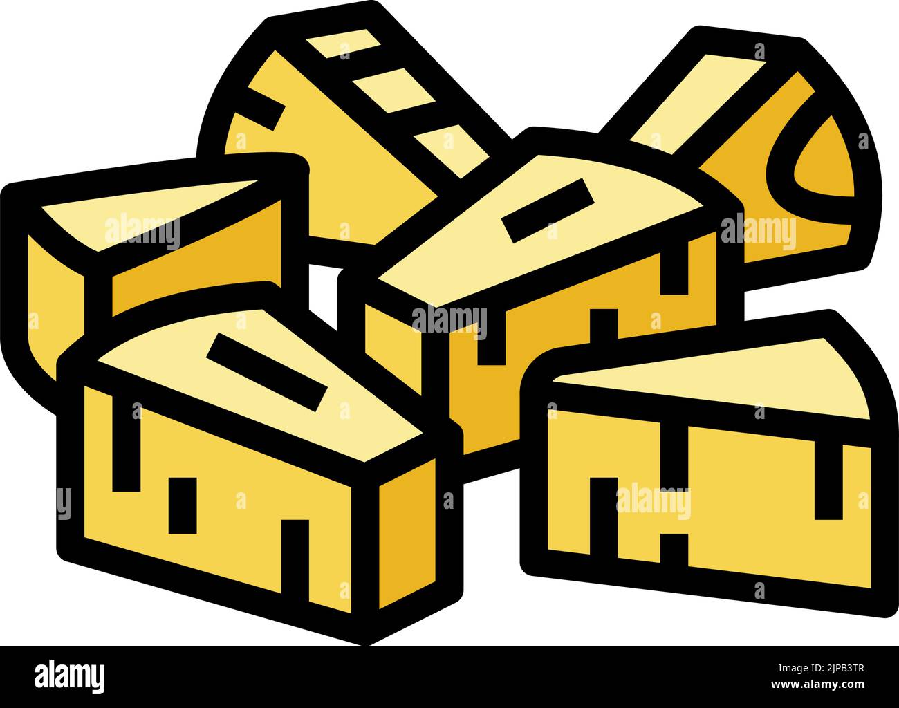 pineapple slices color icon vector illustration Stock Vector Image ...