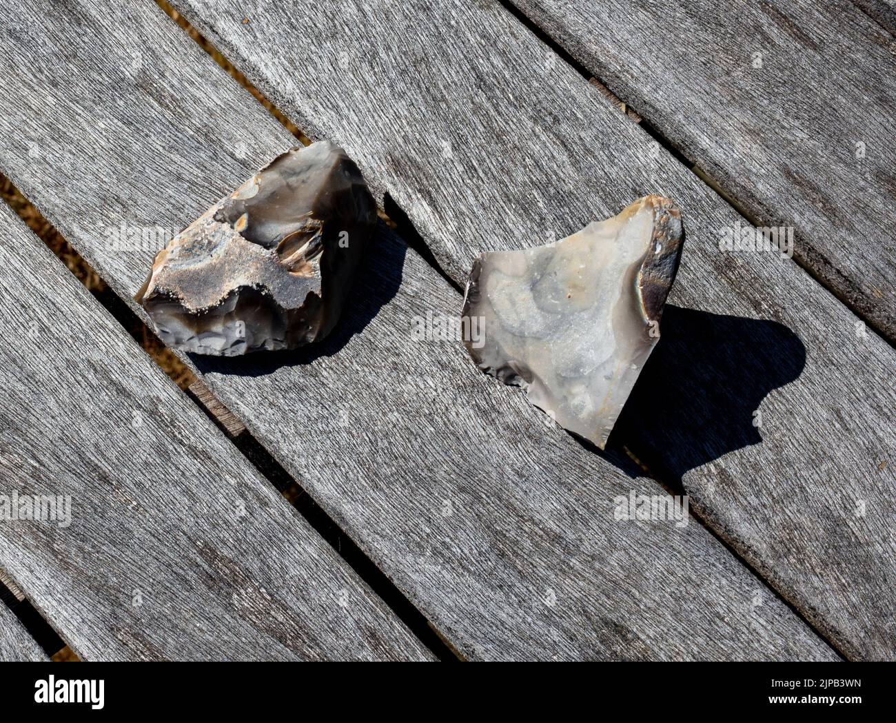 Flint knapping hi-res stock photography and images - Alamy