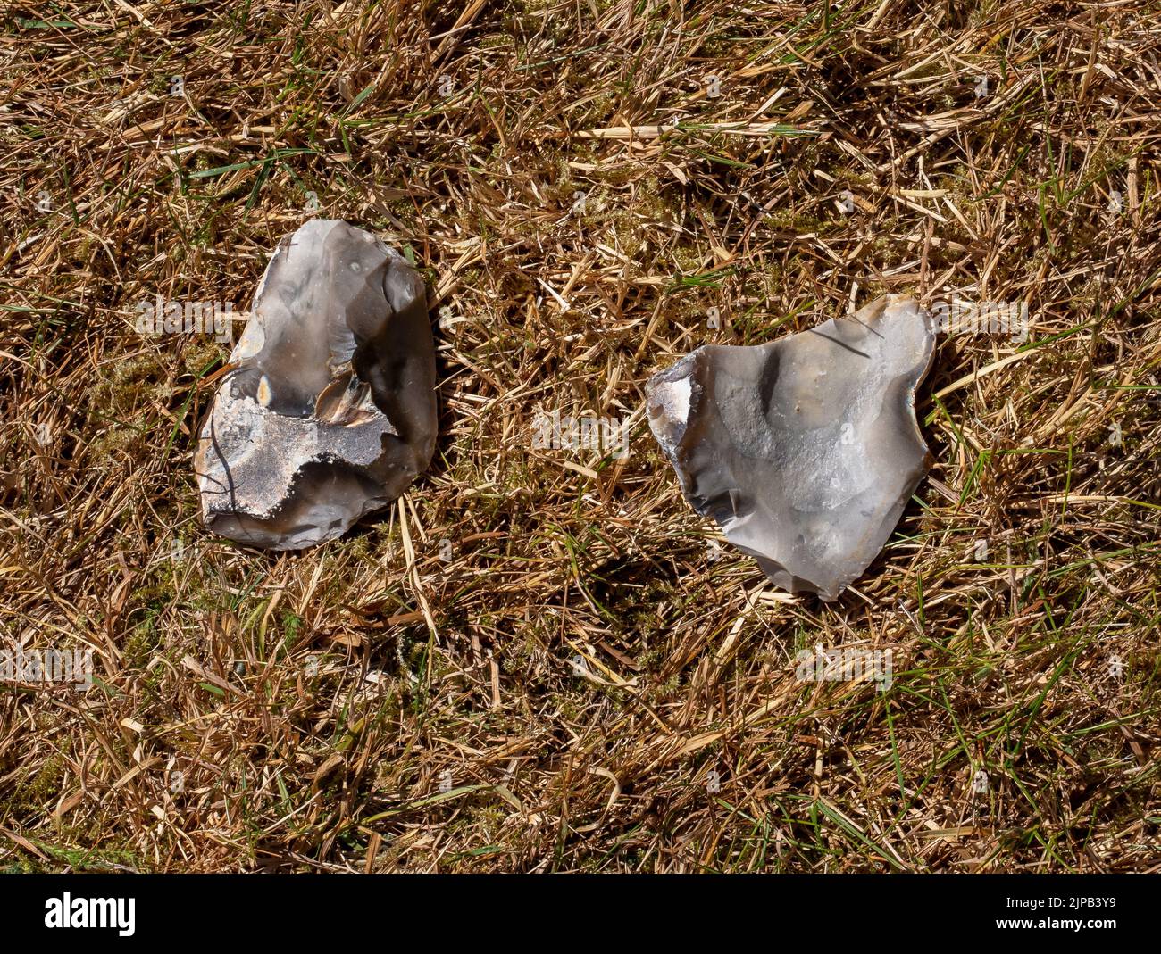 Flint knapping hi-res stock photography and images - Alamy