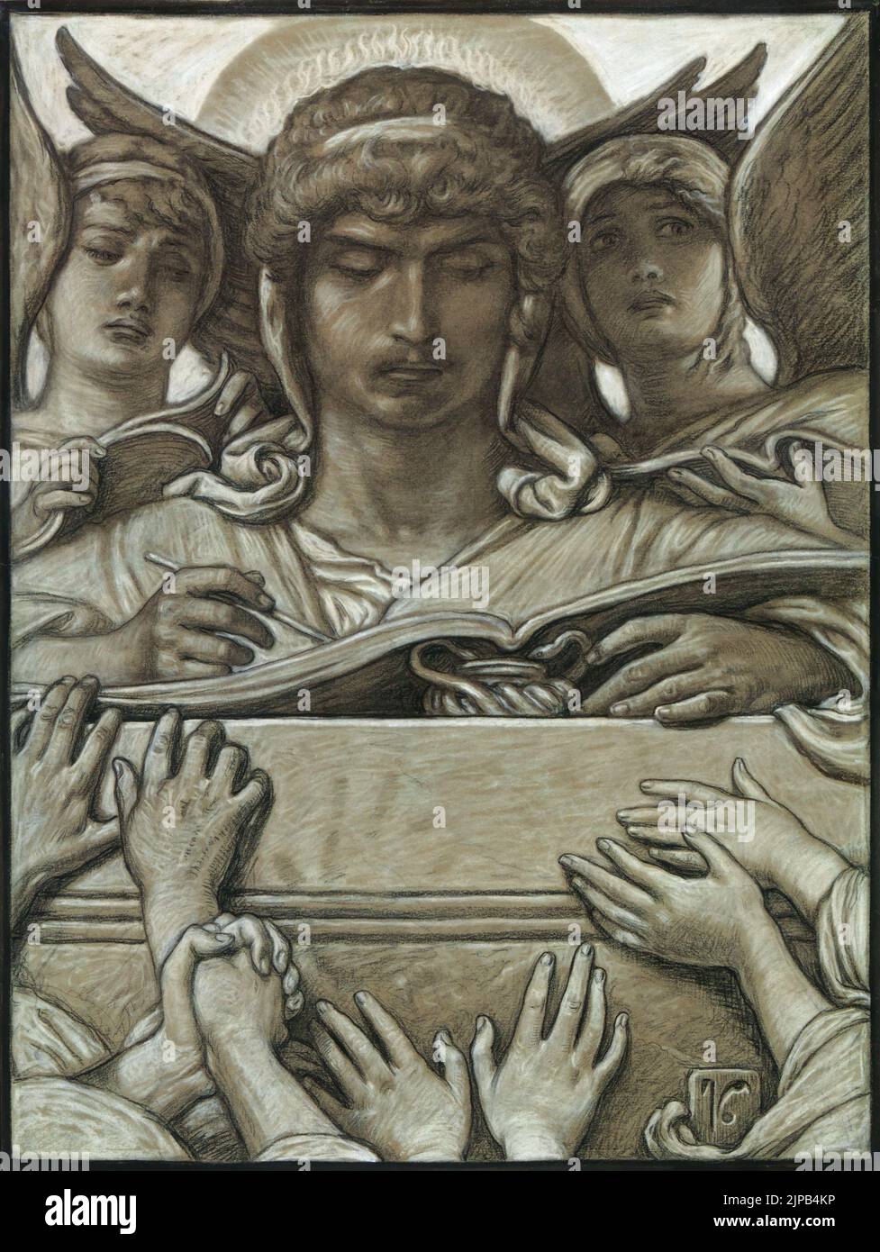 The Recording Angel. Illustration by Elihu Vedder from the Rubáiyát of ...