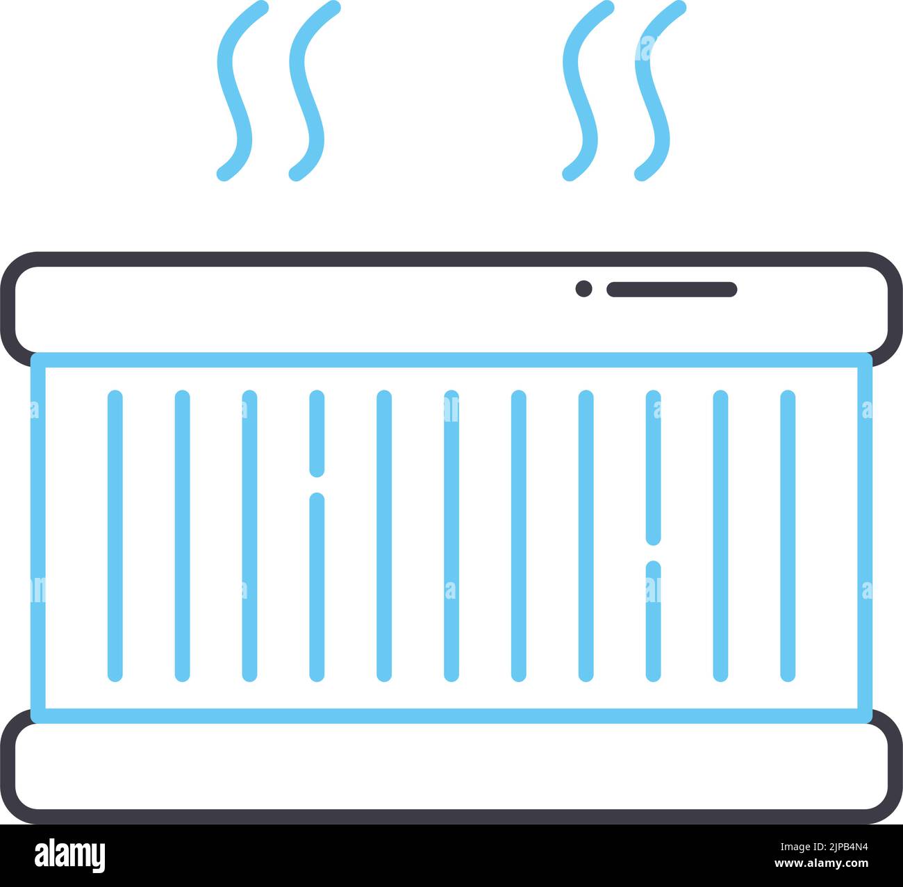 hot tub line icon, outline symbol, vector illustration, concept sign ...
