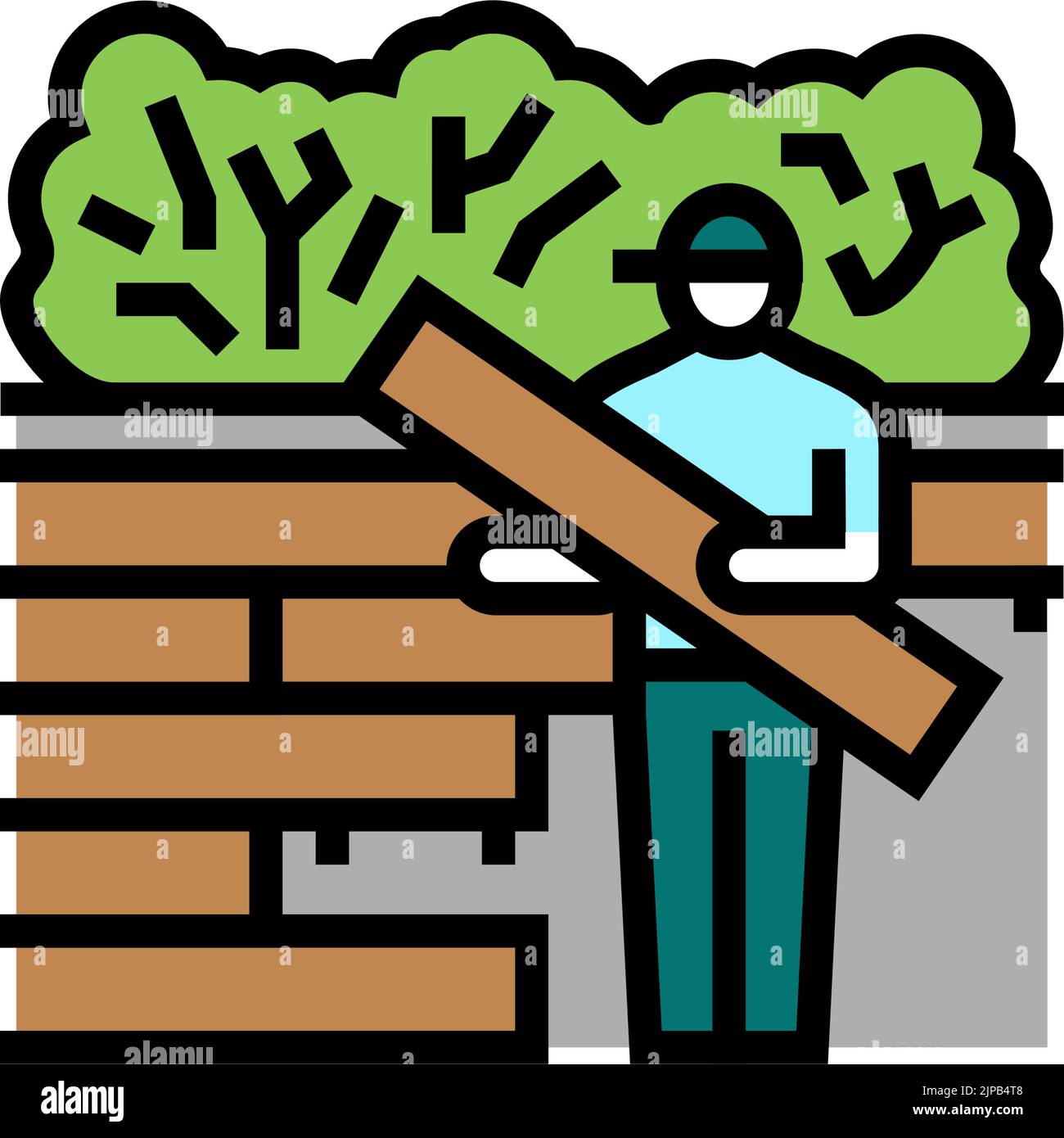 Decking job Stock Vector Images - Alamy