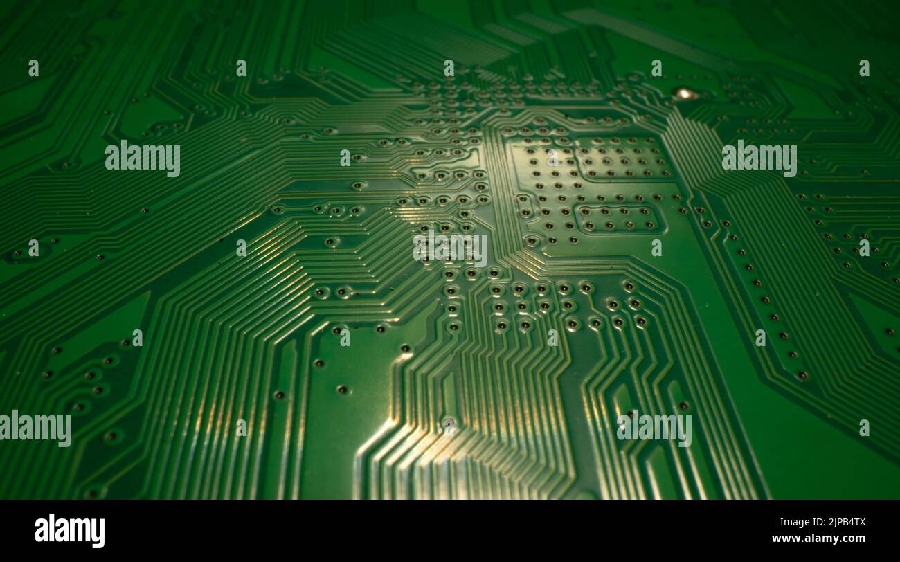 Electronic circuit board technology background. Electronic plate ...