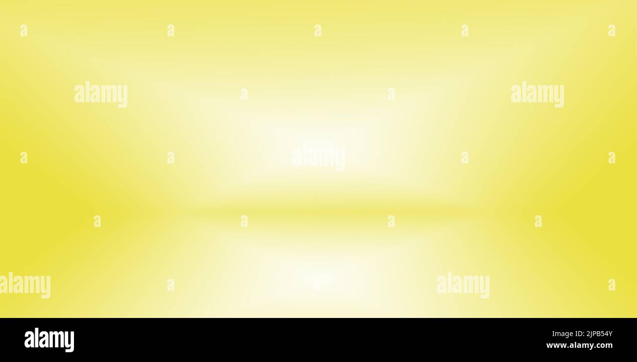Magic abstract soft colors of shining yellow gradient studio background ...
