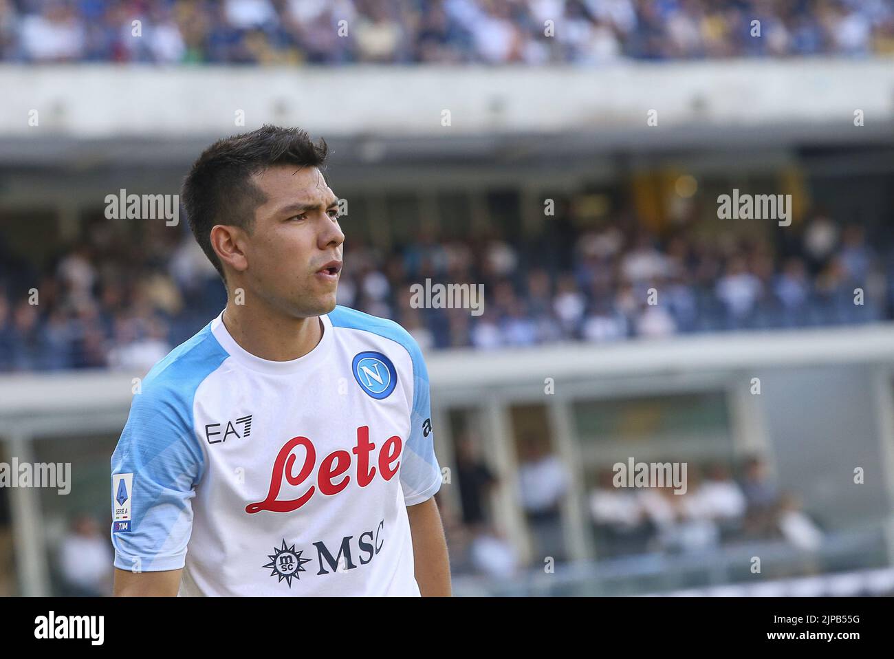 Hirving :Lozano of SSC Napoli during Hellas Verona vs SSC Napoli, 1 ...