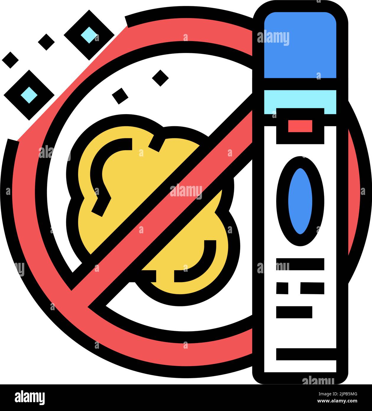 No Gum Chewing Sign Coloring