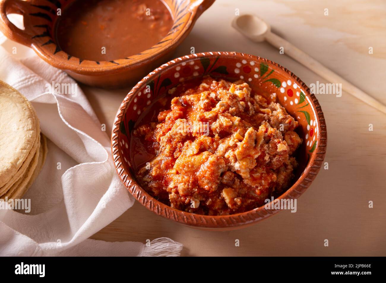Machaca con Huevo. "shredded with eggs". Shredded dry beef scrambled ...