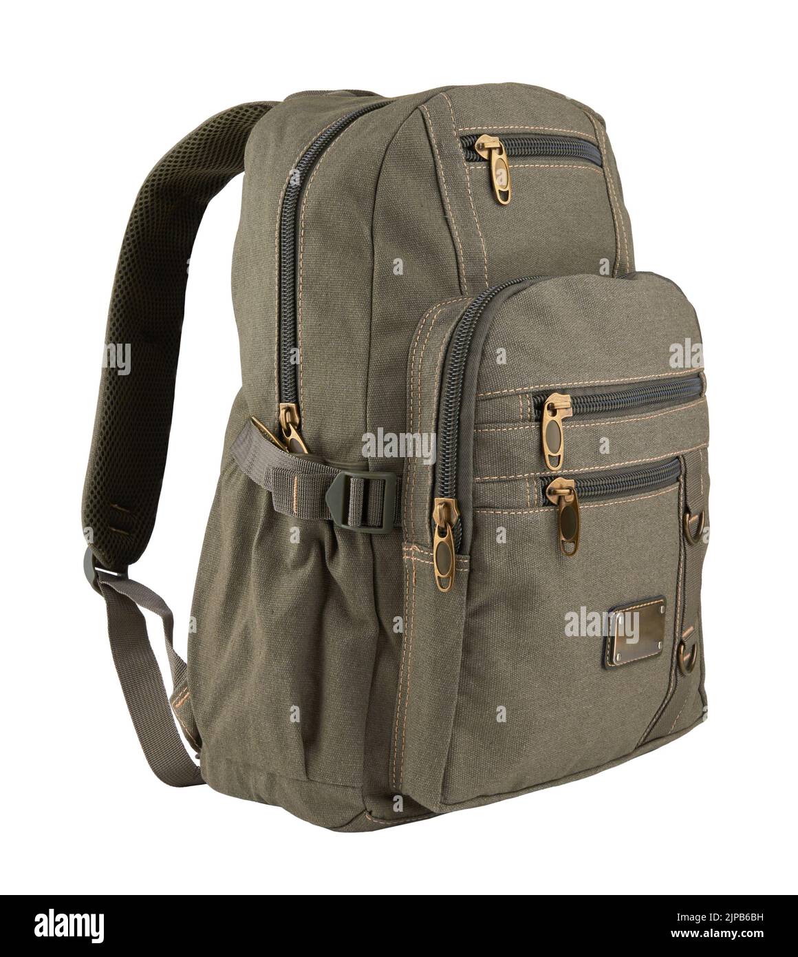 Big backpack for travel isolate on a white background Stock Photo - Alamy