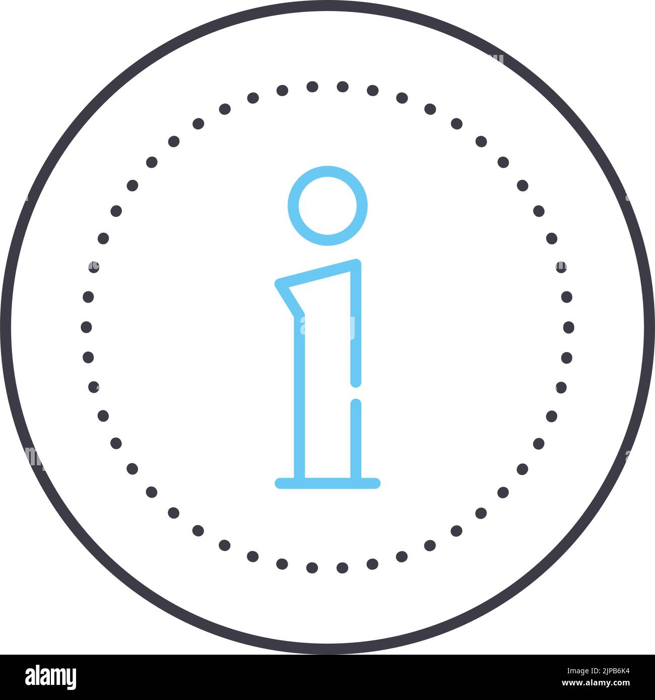 info line icon, outline symbol, vector illustration, concept sign Stock ...