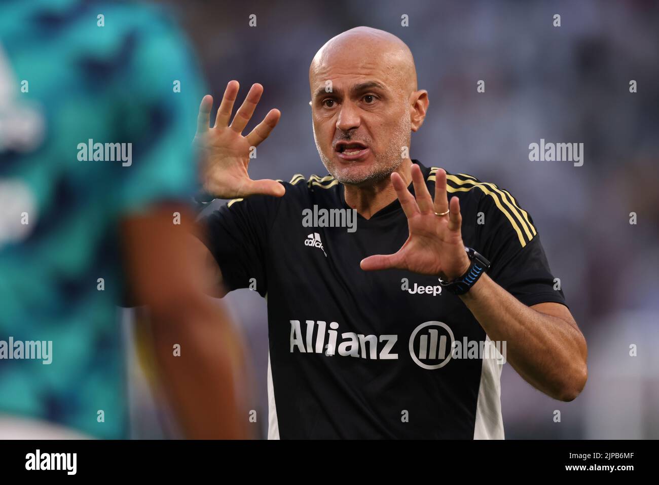 Turin, Italy, 15th August 2022. Simone Folletti Juventus Head of ...