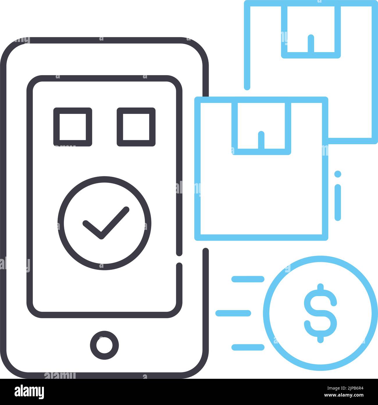 Mobile payments Stock Vector Images - Alamy