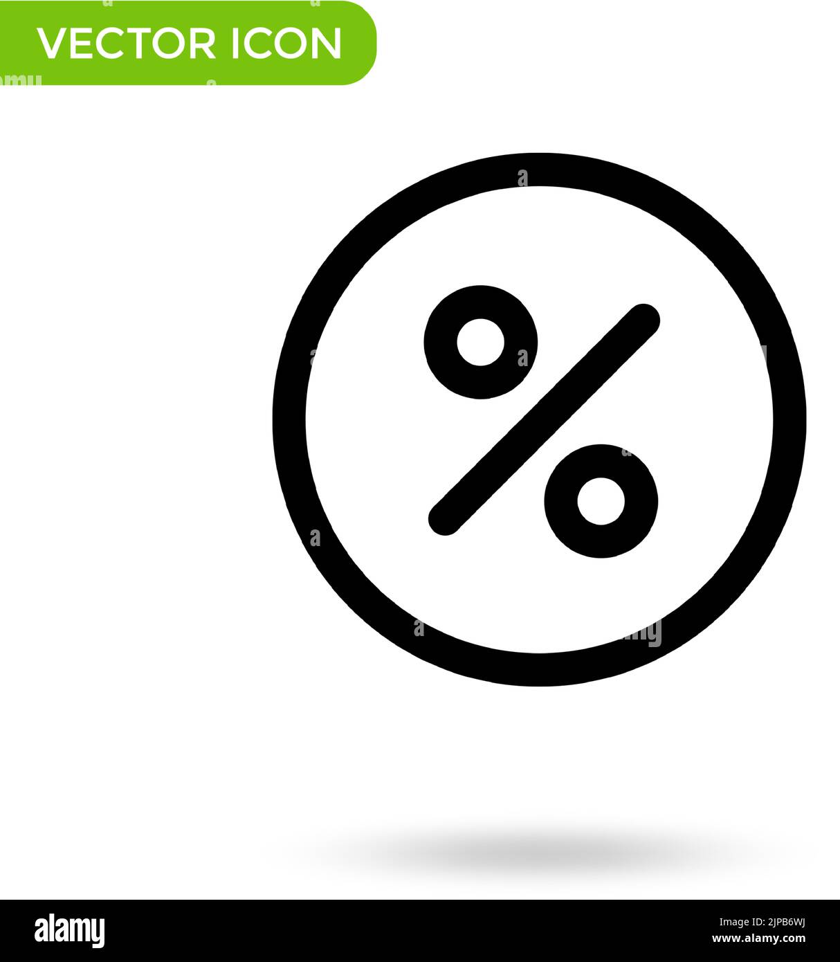 percent icon. minimal and creative icon isolated on white background ...