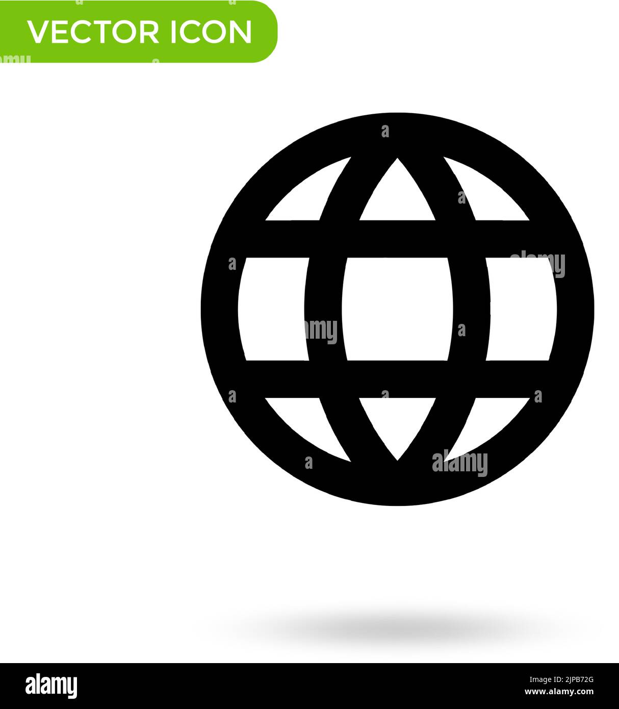 web planet icon. minimal and creative icon isolated on white background ...